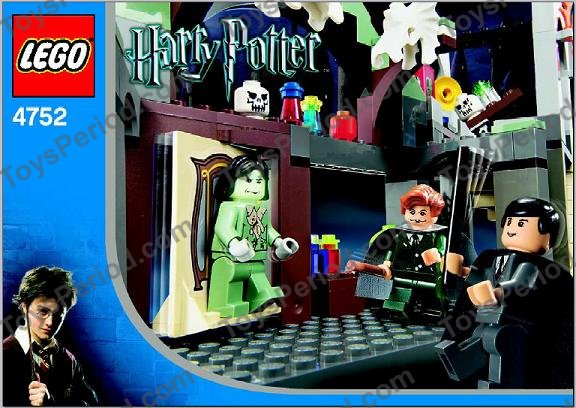 LEGO 4752 Professor Lupin's Classroom Instructions and Parts List