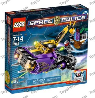 LEGO 5982 Smash 'n' Grab Set Parts List