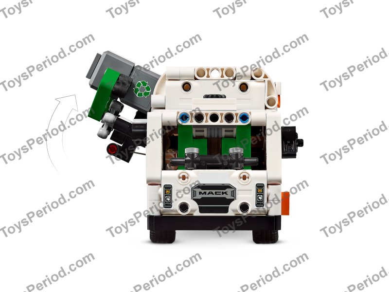 LEGO 42167 Mack LR Electric Garbage Truck Set Parts List