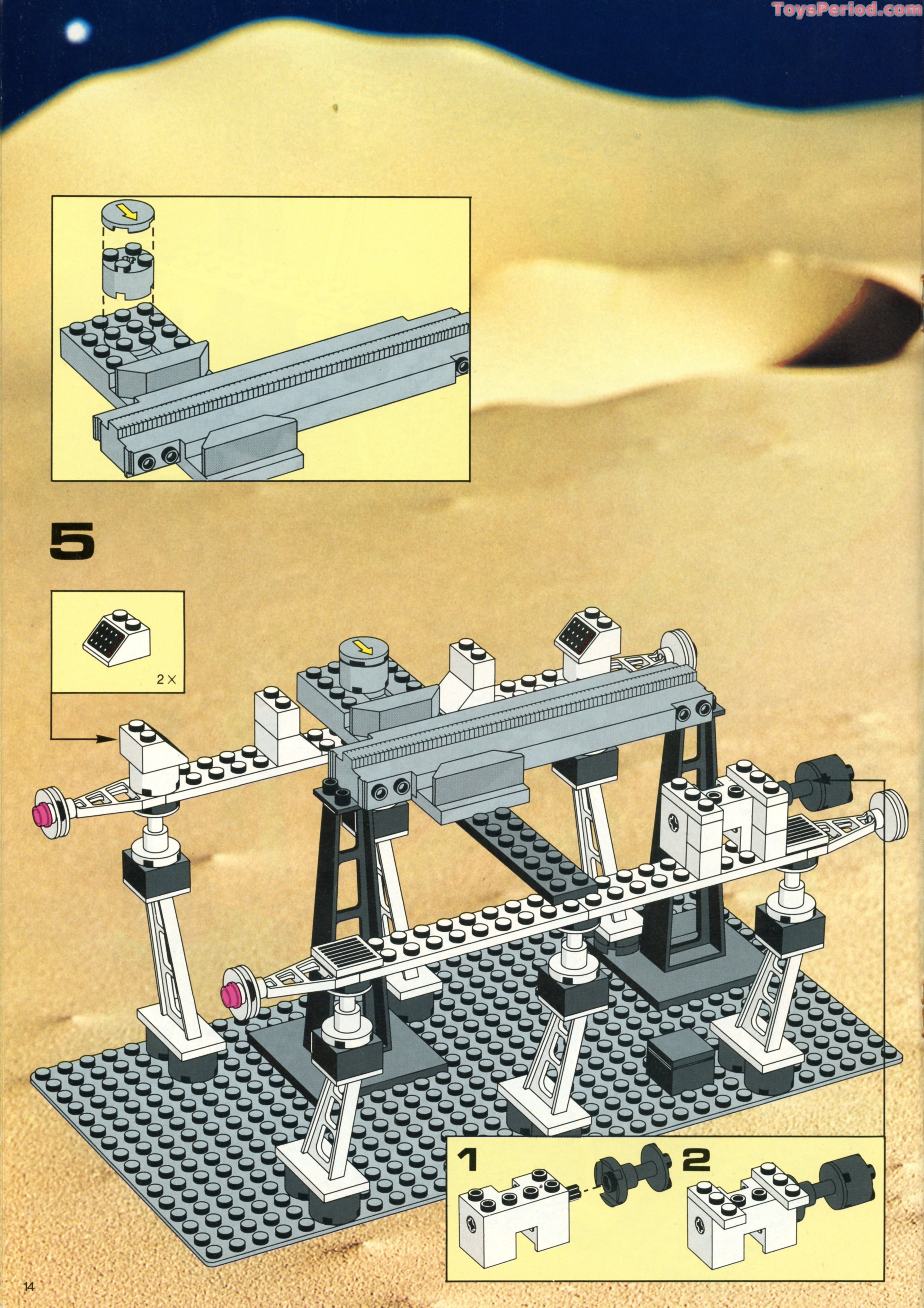 LEGO 6990 Monorail Transport System Instructions and Parts List