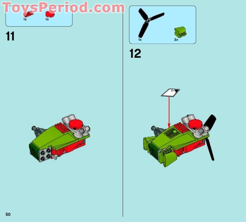 LEGO 70006 Cragger's Command Ship Instructions and Parts List