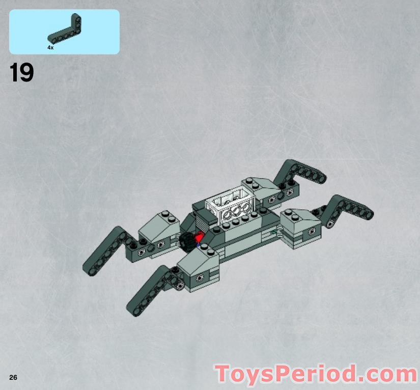 LEGO 7869 Battle for Geonosis Instructions and Parts List