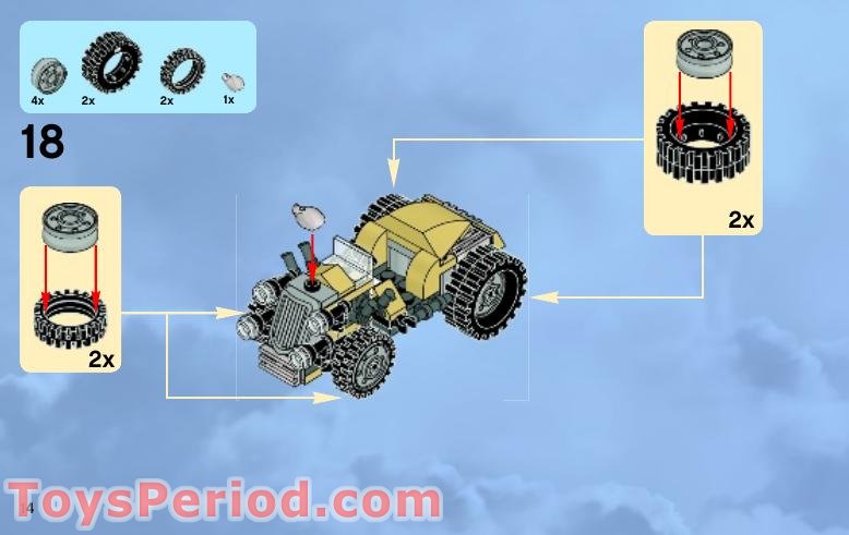 LEGO 9463 The Werewolf Instructions and Parts List