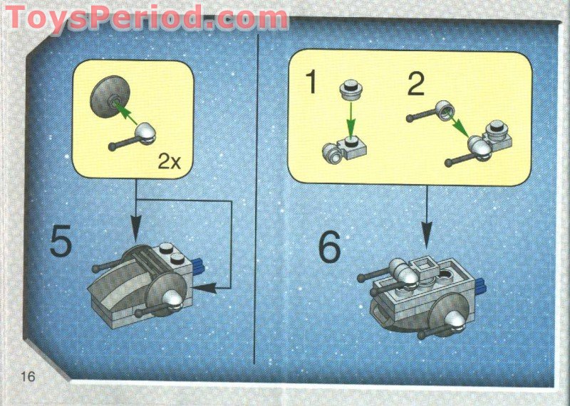 LEGO 4489 Mini AT-AT Instructions and Parts List