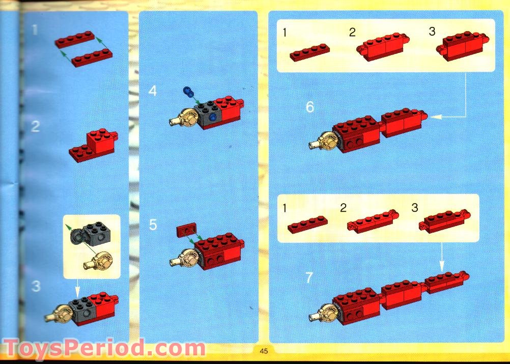 LEGO 4507 Prehistoric Creatures Instructions and Parts List