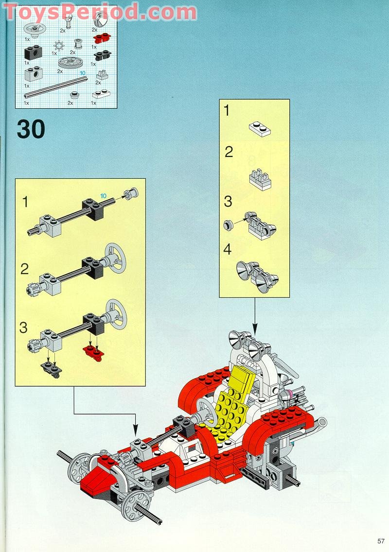 LEGO 5561 Big Foot 4x4 Instructions and Parts List