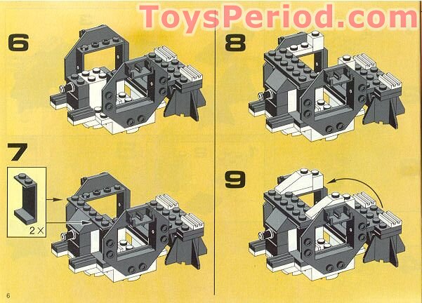 LEGO 6933 Spectral Starguider Instructions and Parts List