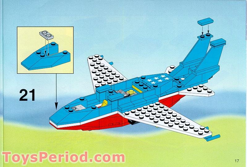 LEGO 6331 Patriot Jet Instructions and Parts List