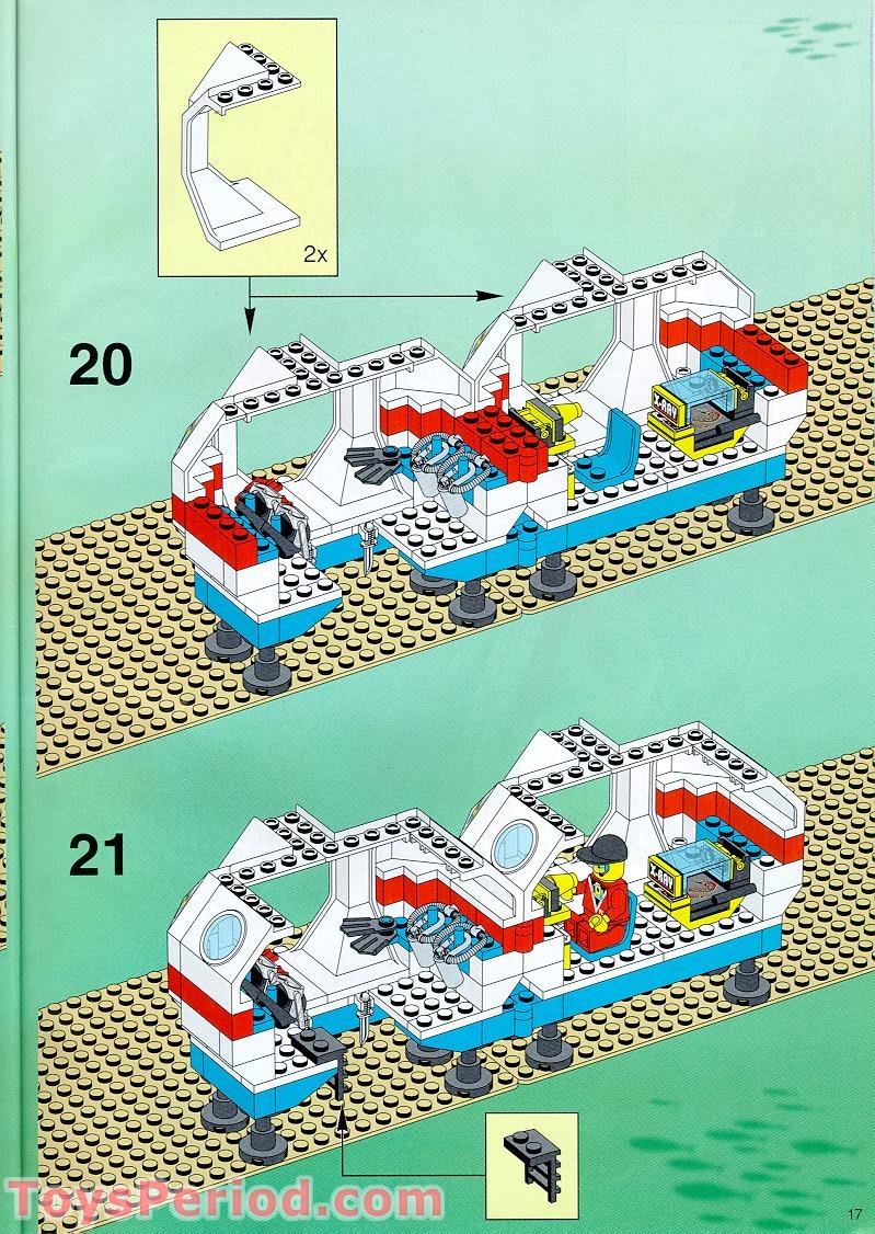 LEGO 6441 Deep Reef Refuge Instructions and Parts List