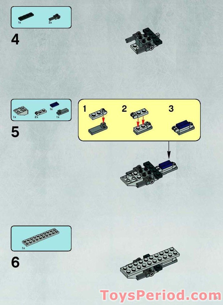 LEGO 7661 Jedi Starfighter with Hyperdrive Booster Ring Instructions ...