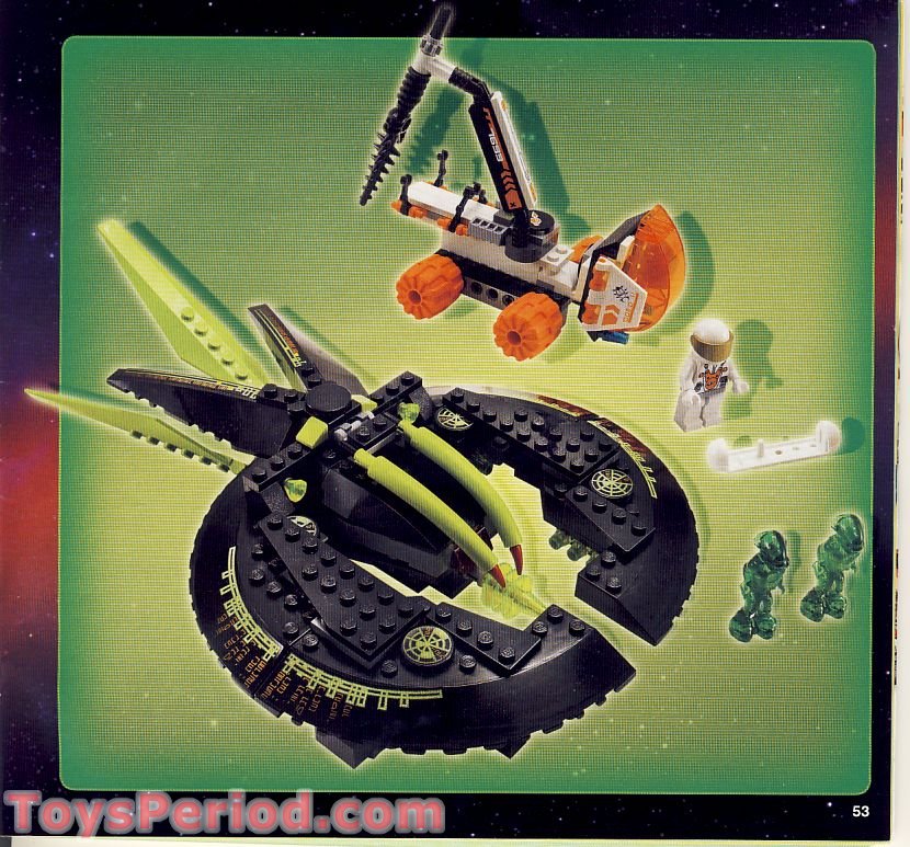 LEGO 7693 Etx Alien Strike Instructions and Parts List