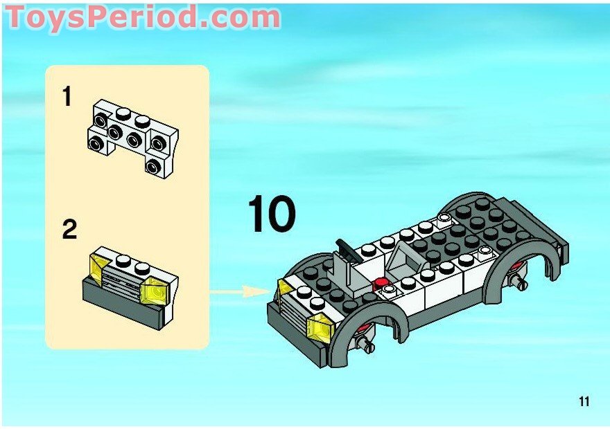 LEGO 7744 Police Headquarters Instructions and Parts List