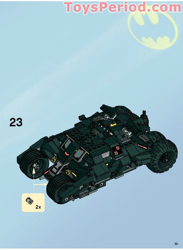 LEGO 7888 The Tumbler: Joker's Ice Cream Surprise Instructions and ...