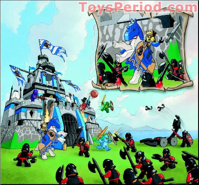 LEGO 8779 The Grand Tournament Instructions and Parts List