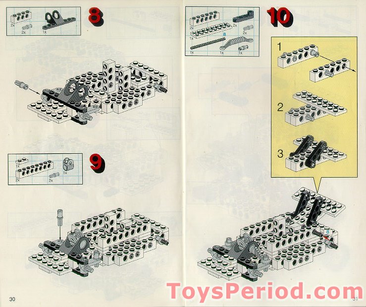 LEGO 8022 Technic Starter Set Instructions and Parts List