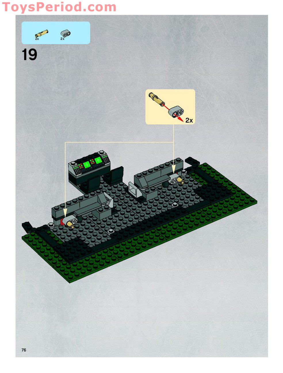 LEGO 8038 The Battle of Endor Instructions and Parts List