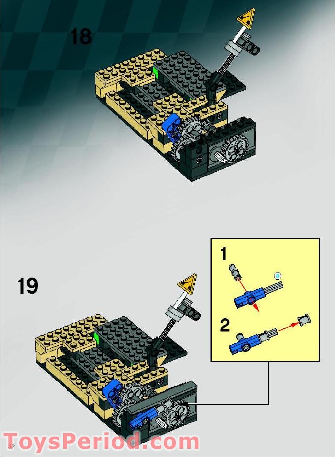 LEGO 8135 Bridge Chase Instructions and Parts List