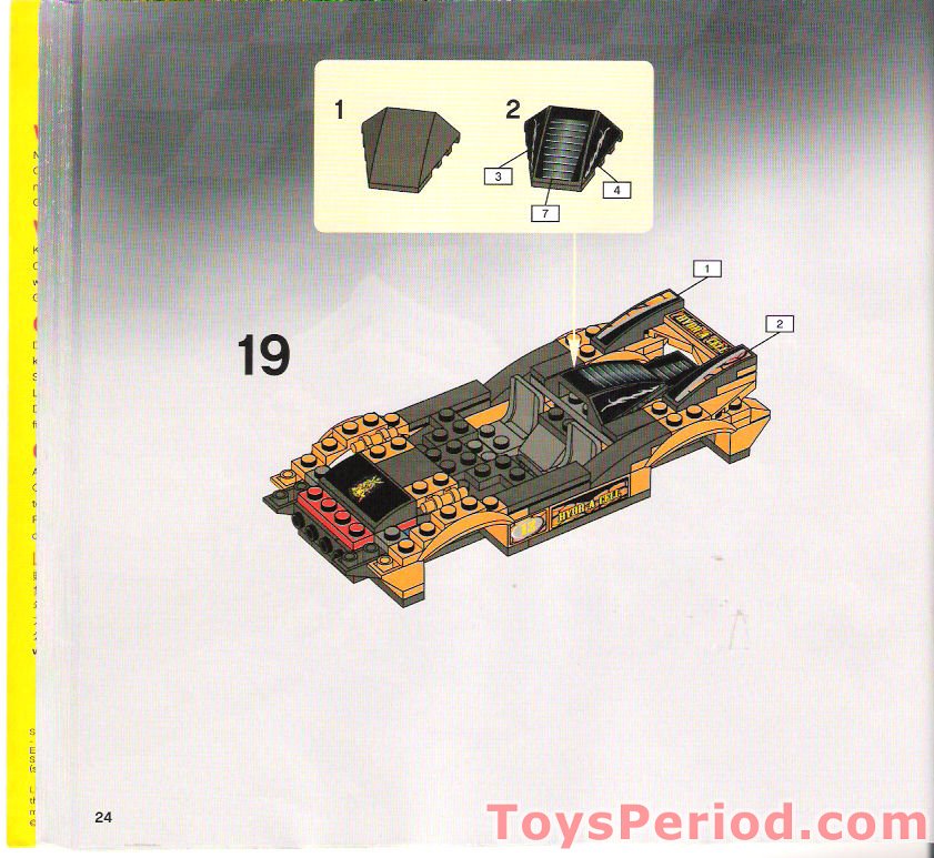 LEGO 8158 Speed Racer and Snake Oiler Instructions and Parts List