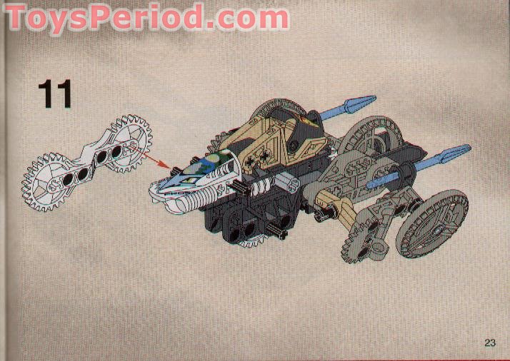 LEGO 8513 Dust Instructions and Parts List