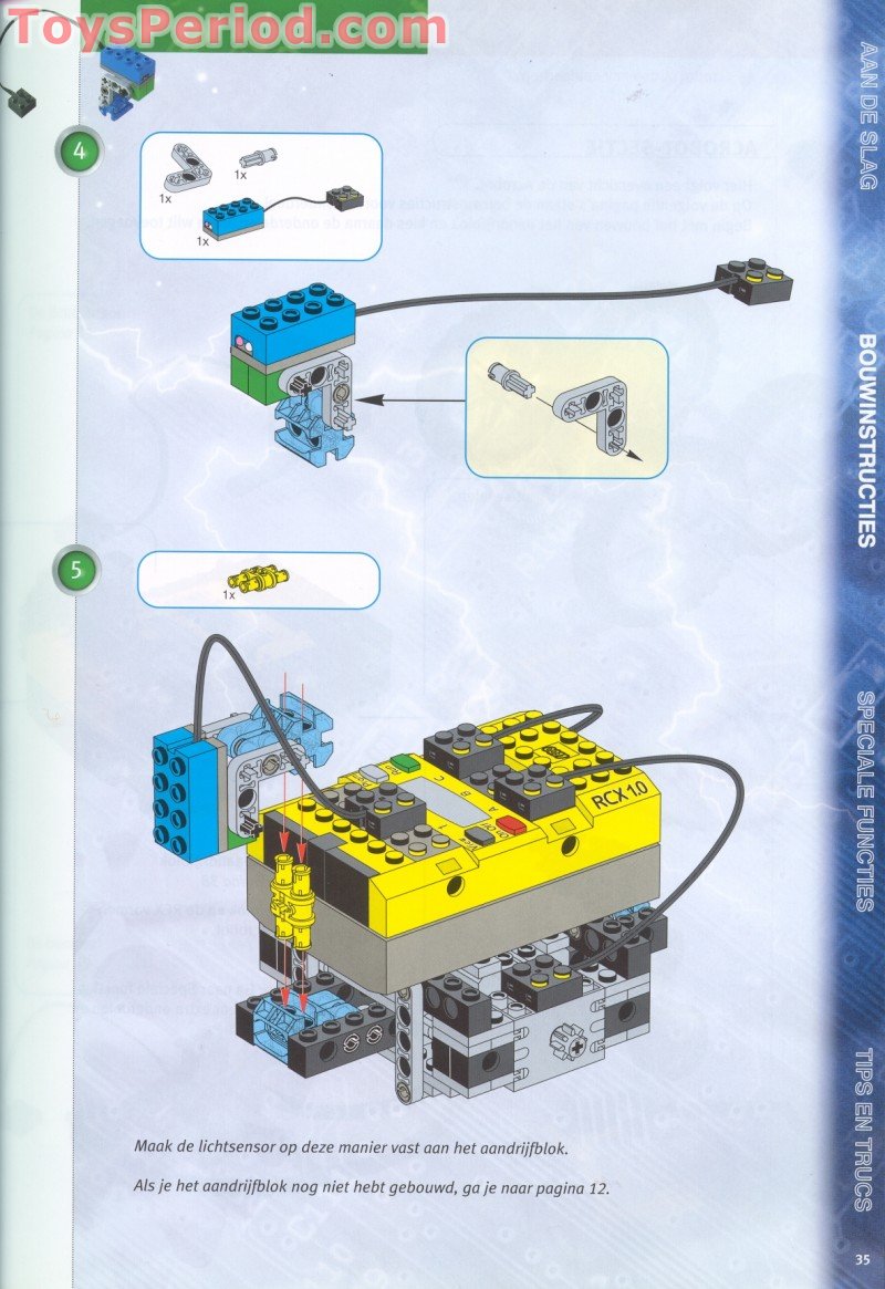 LEGO 9747 Robotics Invention System, Version 1.5 Instructions and Parts ...