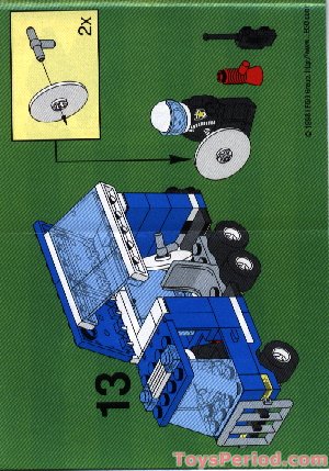 LEGO 3314 Stadium Security Instructions and Parts List