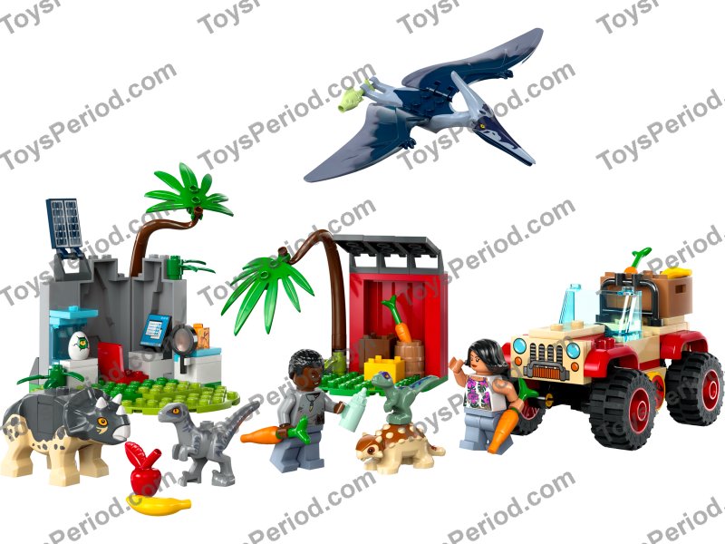 LEGO 76963 Baby Dinosaur Rescue Center Set Parts List