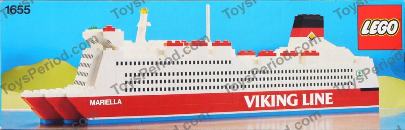 LEGO 1655 Viking Line Promotional Set, Ferry 'Mariella' Instructions ...