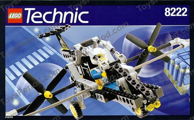 LEGO 8222 V-Tol Instructions and Parts List