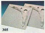 LEGO 305-1 Two Crater Plates Set Parts List