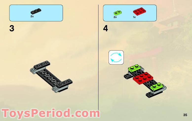 LEGO 70501 Warrior Bike Instructions and Parts List