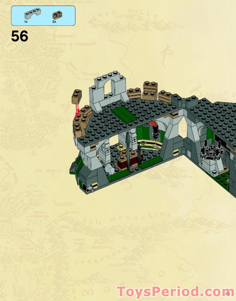 LEGO 9472 Attack on Weathertop Instructions and Parts List