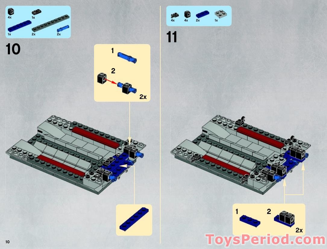 LEGO 9515 The Malevolence Instructions and Parts List