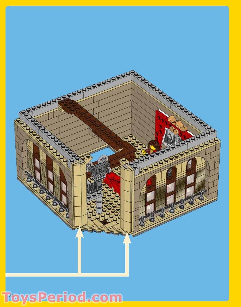 LEGO 10232 Palace Cinema Instructions and Parts List