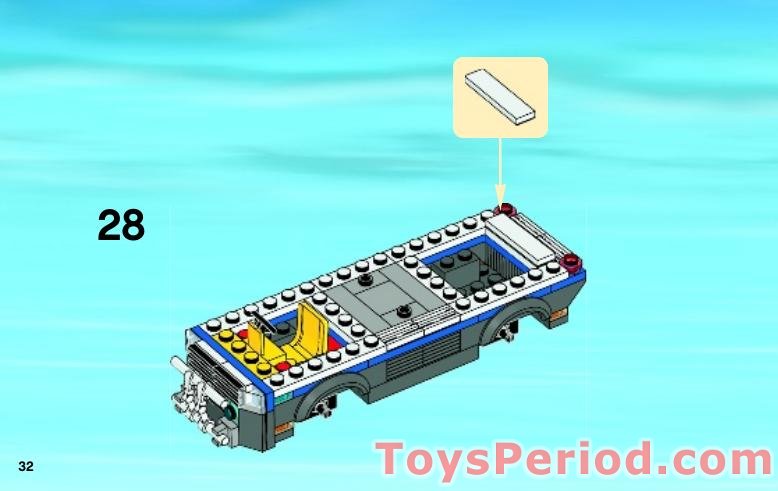 LEGO 4441 Police Dog Van Instructions and Parts List