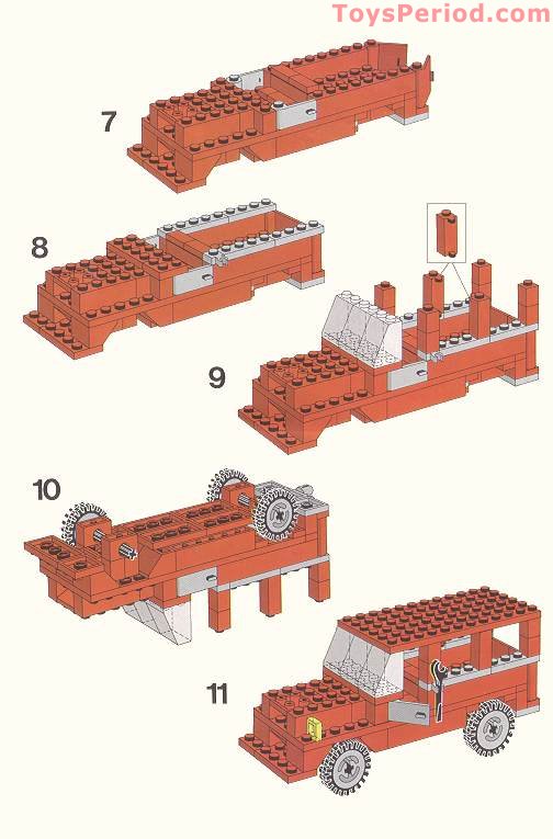 Lego 722 1 Universal Building Set Instructions And Parts List