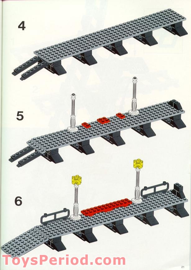 LEGO 4558 Metroliner Instructions and Parts List