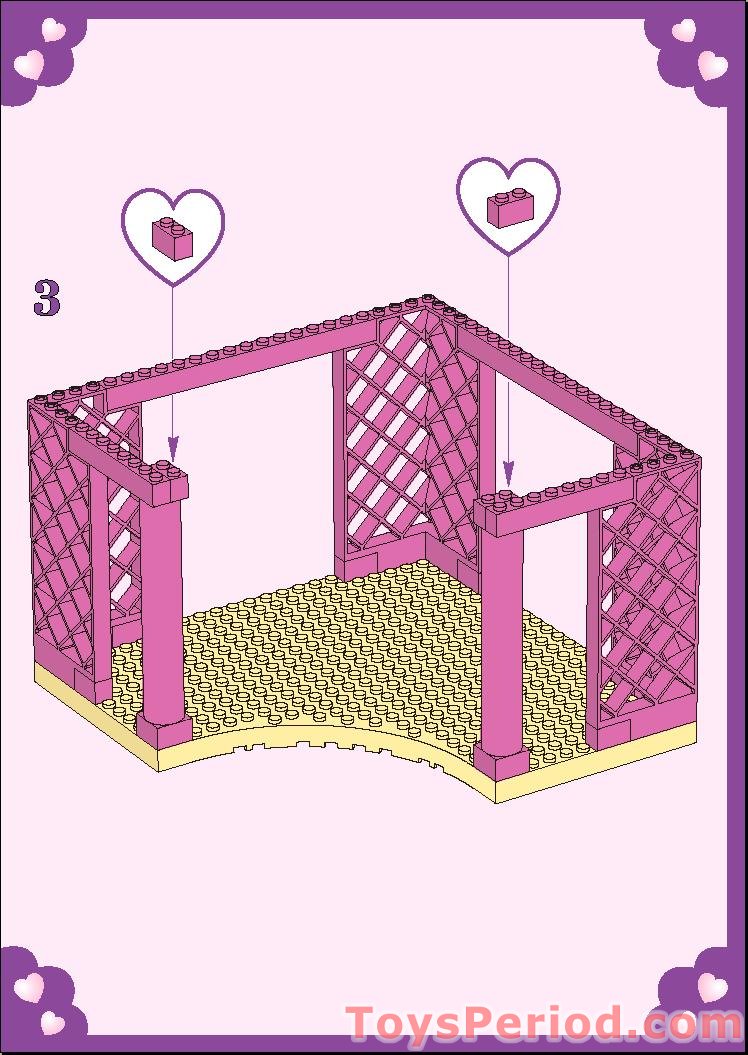 LEGO 5895 Belville Family Villa Instructions and Parts List