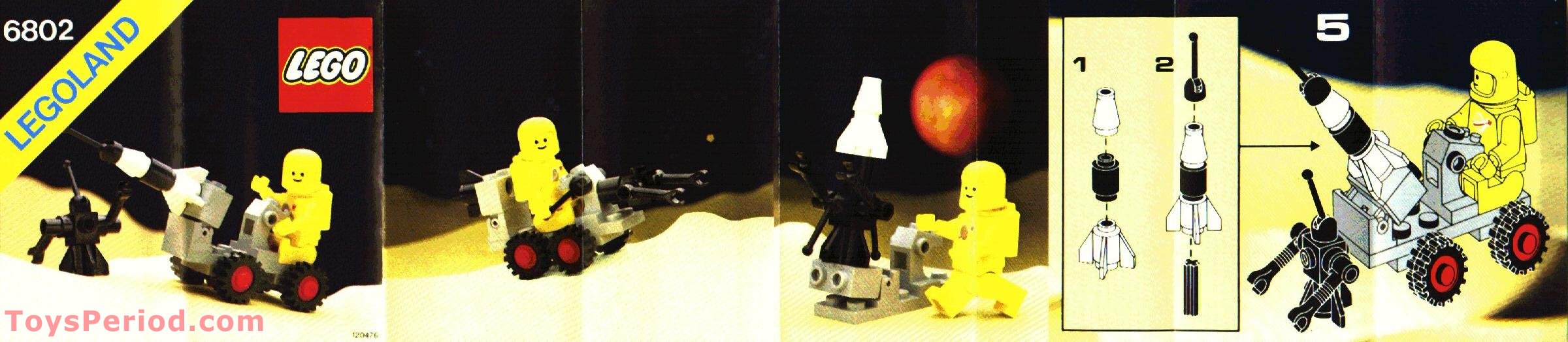 LEGO 6802 Space Probe Instructions and Parts List