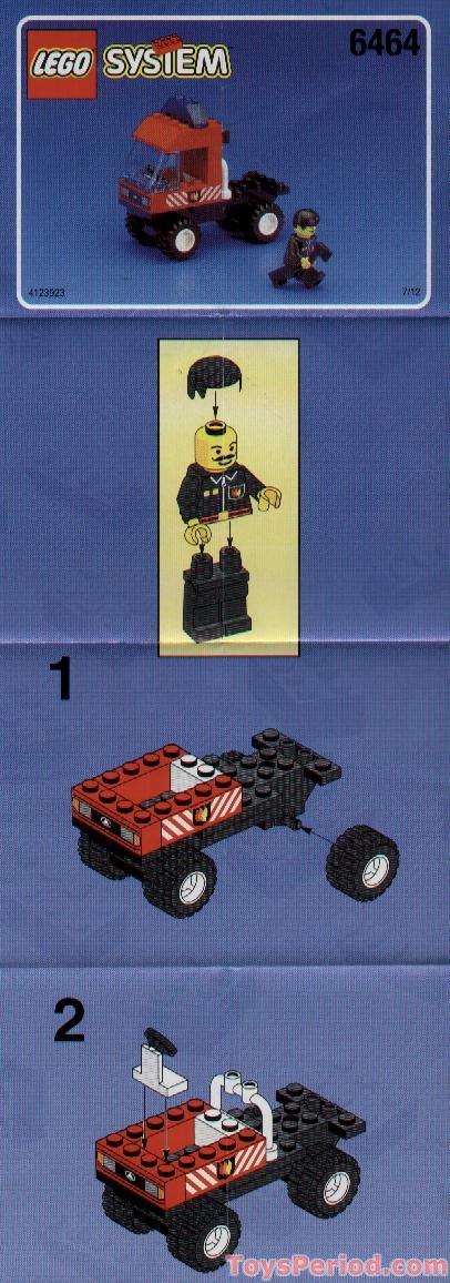 LEGO 6464 Super Rescue Complex Instructions and Parts List