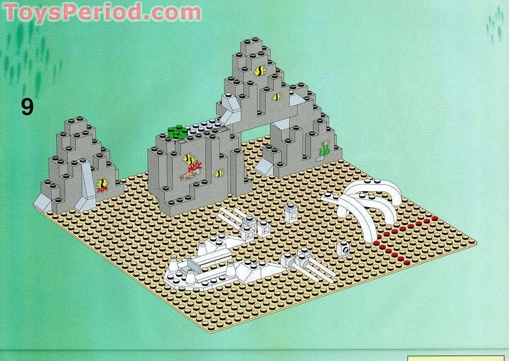 LEGO 6559 Deep Sea Bounty Instructions and Parts List