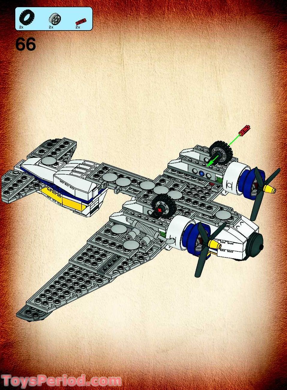 LEGO 7628 Peril in Peru Instructions and Parts List