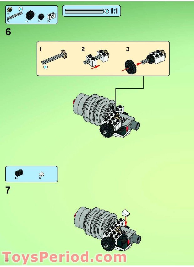LEGO 7649 MT-201 Ultra-Drill Walker Instructions and Parts List