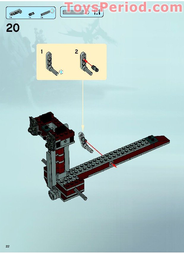 LEGO 7041 Troll Battle Wheel Instructions and Parts List