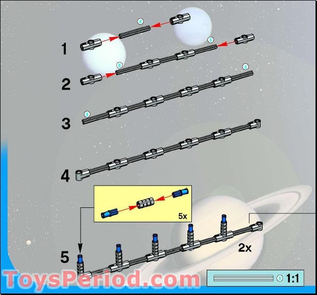 LEGO 7469 Mission to Mars Instructions and Parts List