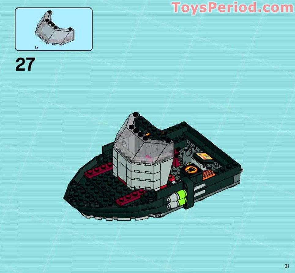 LEGO 8636 Mission 7: Deep Sea Quest Instructions and Parts List