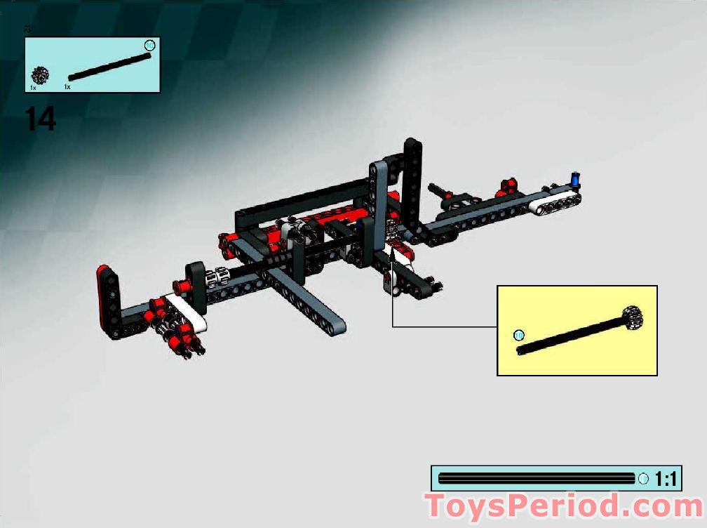 LEGO 8682 Nitro Intimidator Instructions and Parts List