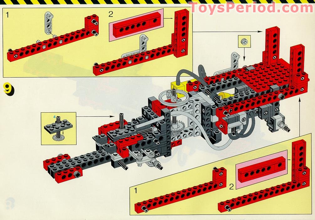 LEGO 8854 Power Crane Instructions and Parts List