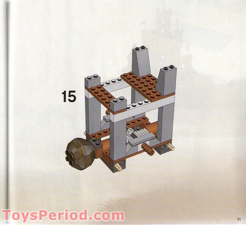LEGO 8875 King's Siege Tower Instructions and Parts List