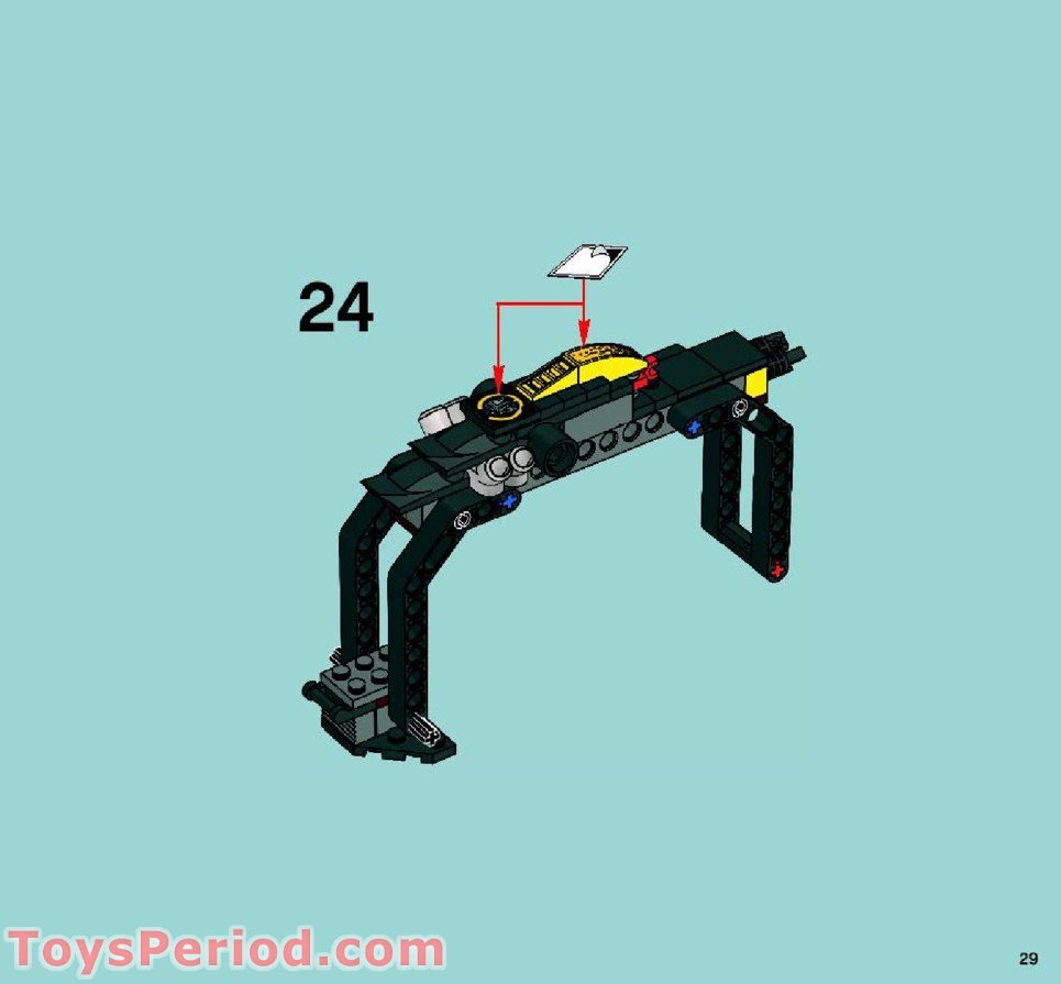 LEGO 8117 Storm Lasher Instructions and Parts List