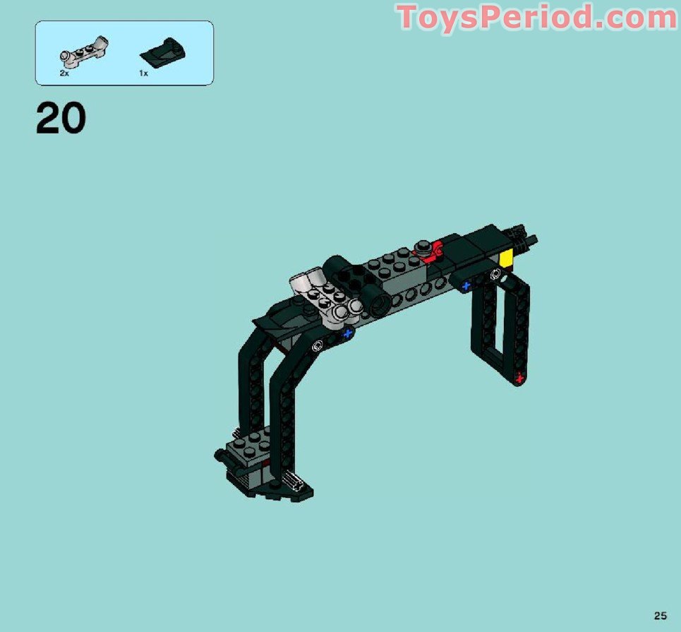 LEGO 8117 Storm Lasher Instructions and Parts List